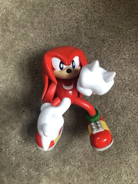 SONIC THE HEDGEHOG Knuckles 5" Action Figure Toy Island Sega 2000 used ...