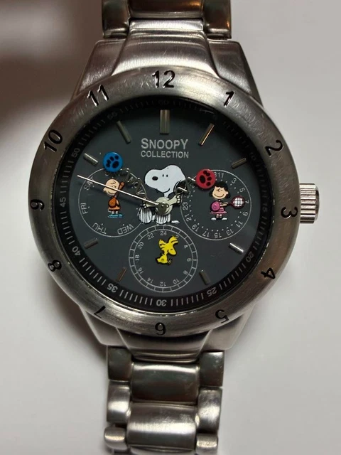 SNOOPY COLLECTION LIMITED Quartz Men's Watch Vintage Free Shipping £158 ...