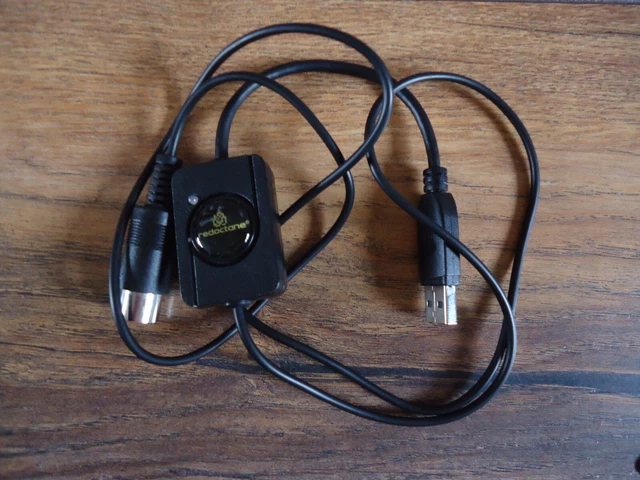 GUITAR HERO DRUM Red Octane USB Midi Interface Cable PS3 360 Wii ...