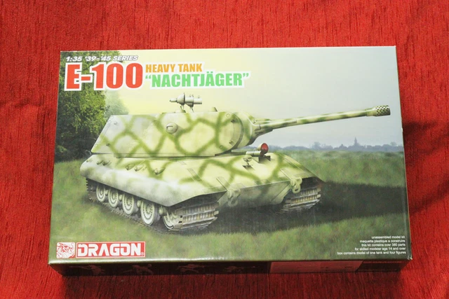 1:35 MODELLBAUSATZ DRAGON 6011X E-100 Heavy Tank Nachtjäger OVP EUR 50 ...
