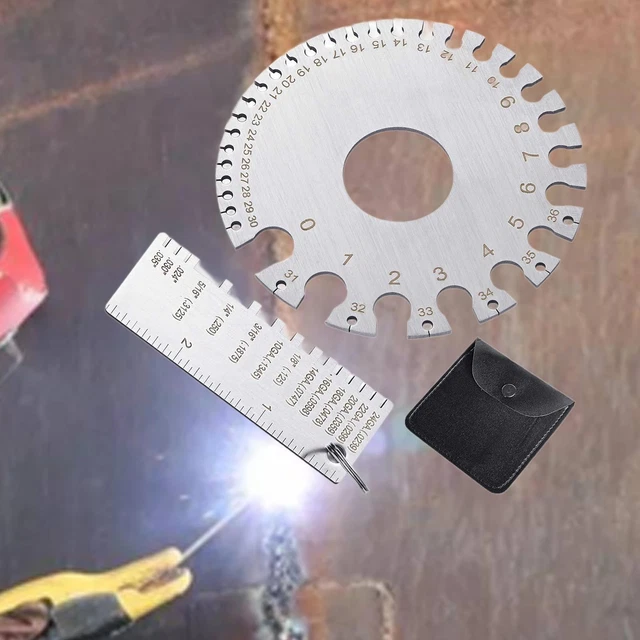 WELDING MATERIAL THICKNESS Gauge Measuring Tool for Building Welding ...