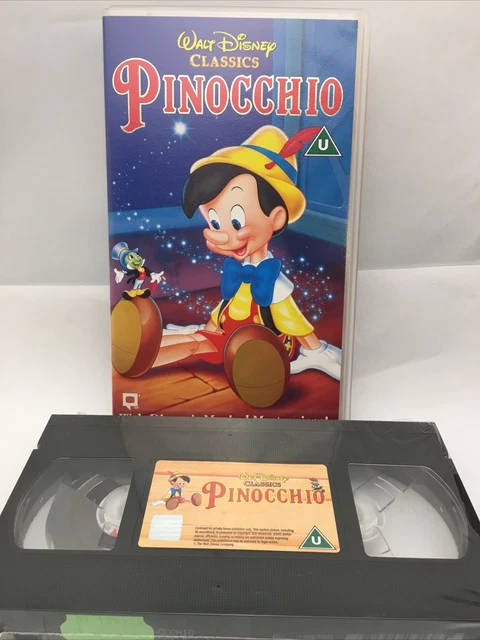 WALT DISNEY CLASSICS Pinocchio VHS Video Tape NEW & SEALED £9.99 ...