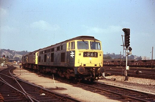 ORIGINAL COLOUR SLIDE of D1200 Falcon BR prototype diesel loco £12.50 ...