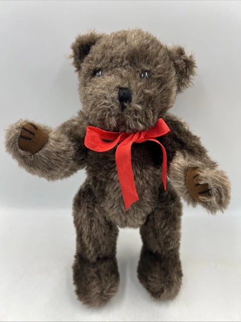VINTAGE I.C.R.F. Adorable RARE Brown Jointed Teddy Bear Soft Toy Plush ...