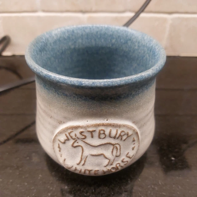 VINTAGE GRAHAM NEWING Studio Pottery Westbury White Horse Mug Hand ...