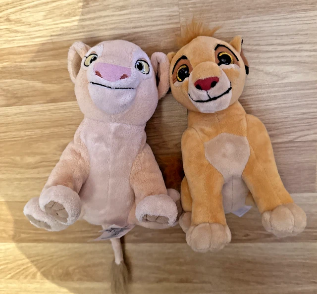 DISNEY STORE LION KING NALA and TY SIMBA PLUSH TOYS X 2 £10.79 ...