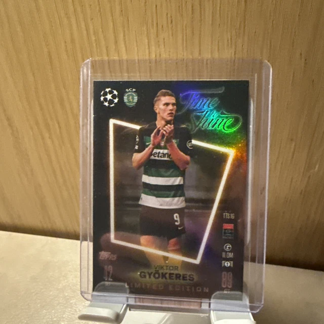 MATCH ATTAX 2024/25 Tts 16 Viktor Gyokeres Time To Shine Limited Edition Mint £1.31 - PicClick UK