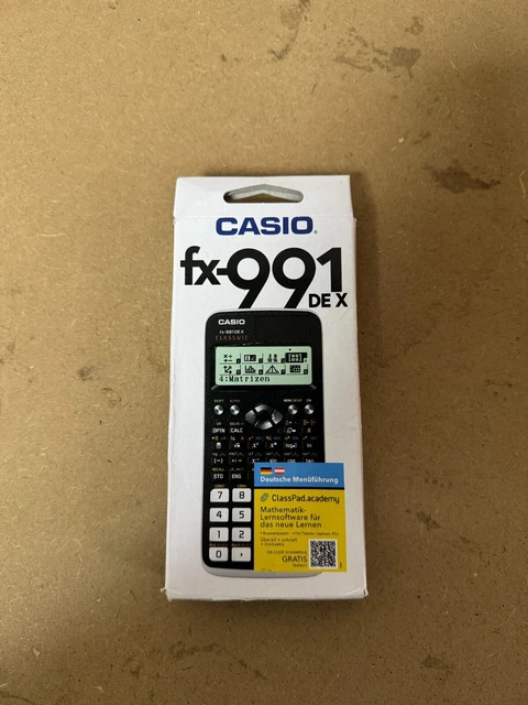 CASIO FX-991DE X Scientific Calculator Black LCD Display Solar ...
