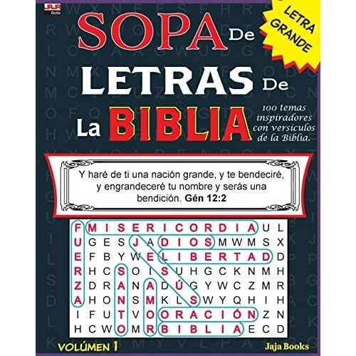 SOPA DE LETRAS de la BIBLIA, Volumen 1 (Spanish Bible W - Paperback NEW ...