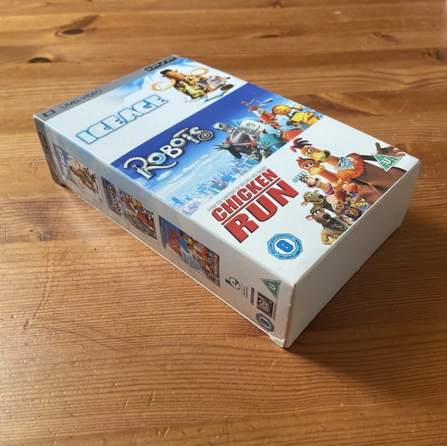 PSP UMD VIDEO Triple Pack - Ice Age Robots Chicken Run - Rare Cardboard ...