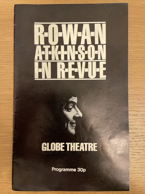 ROWAN ATKINSON - In Revue. Vintage Globe Theatre Programme. £3.31 ...