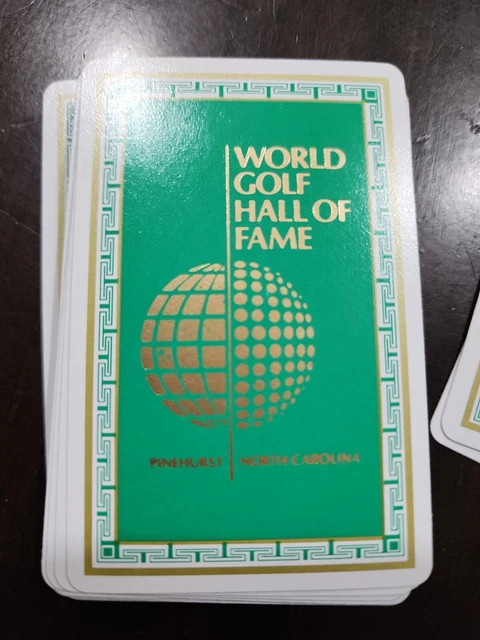 VINTAGE PLAYING CARDS World Golf Hall of Fame Pinehurst North Carolina ...