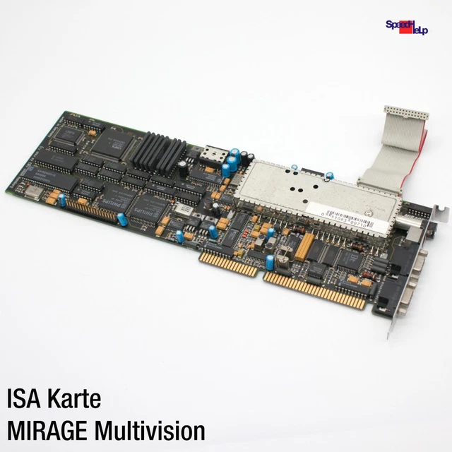 16-BIT ISA FENTE MIRAGE Multivision TV Tuner Video Carte Graphique VGA ...