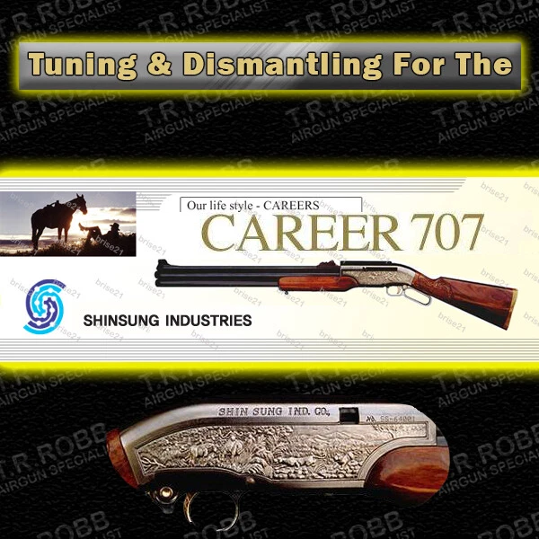 SHINSUNG CAREER 707 Pre-Charge Air Rifle Tuning & Dismantle Dvd By T.r ...
