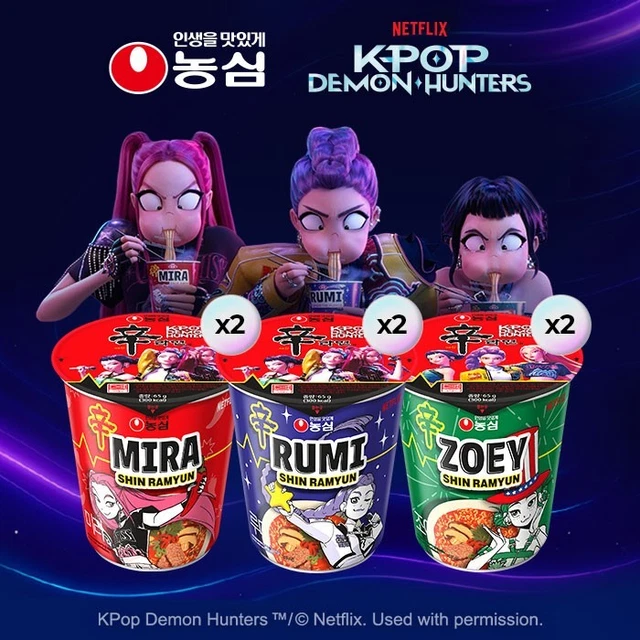 KPOP DEMON HUNTERS shin ramyun 6pcs (limited version) $378.54 - PicClick CA