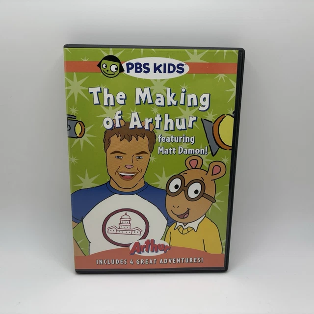 ARTHUR: THE MAKING Of Arthur w/ Matt Damon DVD (4 Episodes) 2008 PBS ...