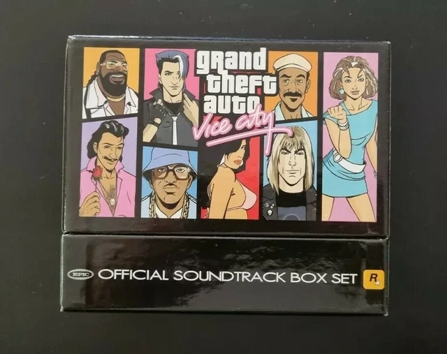 GRAND THEFT AUTO Vice City Soundtrack - 7 CD Set - Rockstar 2002 $289. ...