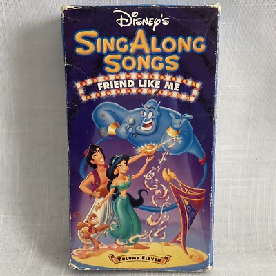 DISNEY'S SING ALONG Songs - Friends Like Me Volume Eleven (VHS, 1993 ...