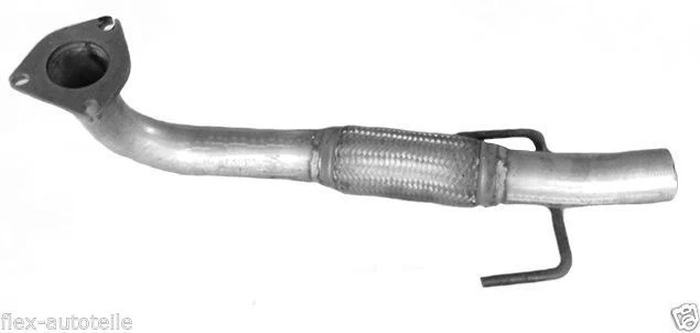 TUYAU D'ÉCHAPPEMENT FLEXIBLE Tube Centre Y-Pipe pour Saab 9-3 Break 1,8 ...