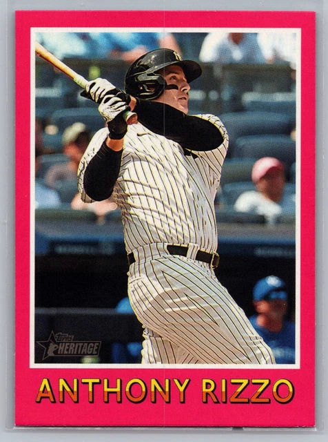 2024 TOPPS HERITAGE #75BS-14 Anthony Rizzo 1975 Inserto Baseball ...