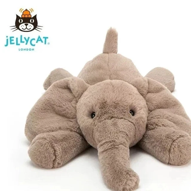 BRAND NEW JELLYCAT Smudge Elephant 34cm Plush with Tags & Dust Bag £33. ...