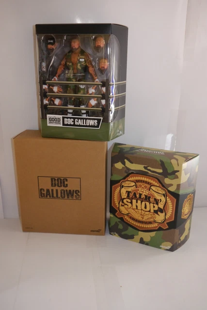 WWE GOOD BROTHERS Wrestling Ultimates Doc Gallows 18cm Super7 OBG £44. ...