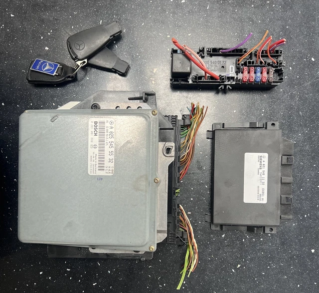 MERCEDES W210 E300 TD Diesel OM606 Engine ECU Control Unit 0245455532 ...