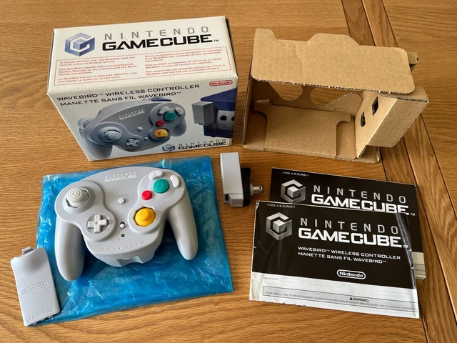 EUR NINTENDO GAMECUBE Wavebird Wireless Controller Grey * Excellent * £ ...