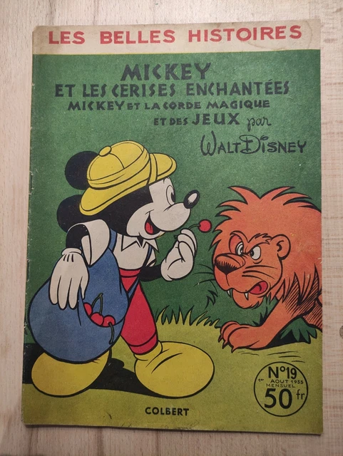 LES BELLES HISTOIRES WALT DISNEY -Série 2- n°19- MICKEY et les cerises ...