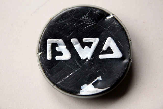 ORIGINAL BWA RACING C60 BLACK Alloy Wheel Center Plastic Cap Cover Hub ...