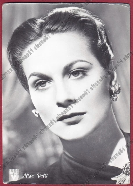 ALIDA VALLI 47 ATTRICE ACTRESS ACTRICE CINEMA MOVIE - POLA Postcard ...