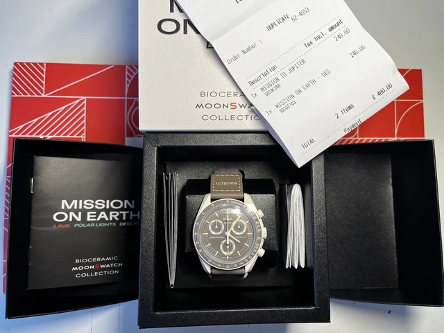 OMEGA X SWATCH Moonswatch Mission On Earth Desert £305.14 - PicClick UK