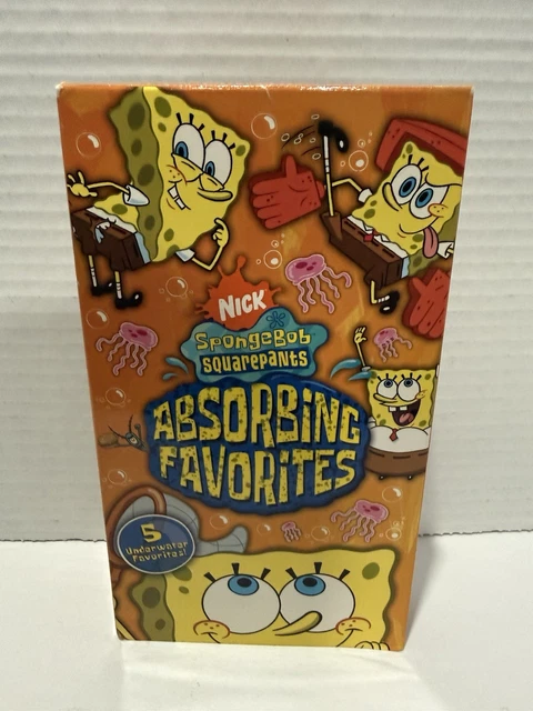 SPONGEBOB SQUAREPANTS - Absorbing Favorites VHS 2005 Nickelodeon EUR 20 ...