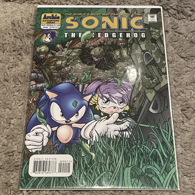 SONIC THE HEDGEHOG issue 90 Archie Comic series Rare collectible Sega £ ...