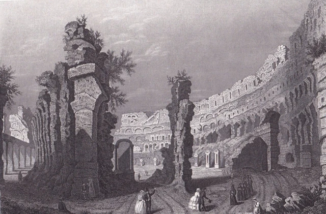 THE COLOSSEUM ROME Flavian Amphitheater Colosseum Amfiteatro Flavio ...