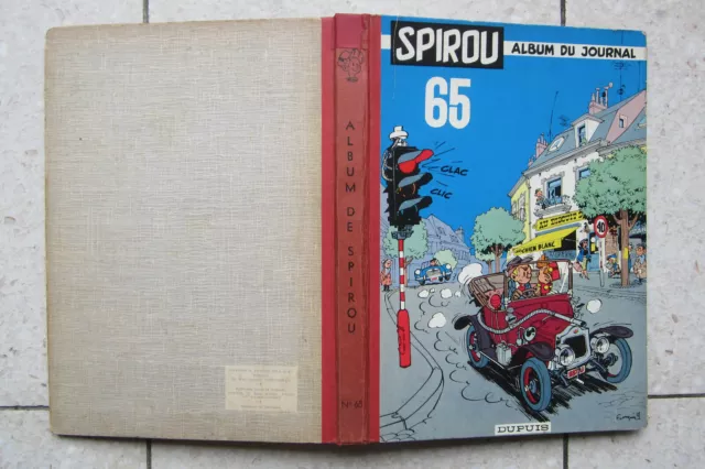 RECUEIL RELIURE ALBUM du le journal de spirou 65 TBE EUR 45,00 - PicClick FR
