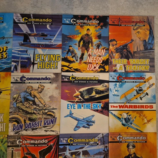 24X COMMANDO War Comics Issue number range 1711 - 1740 Job Lot Bundle ...