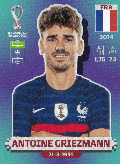 PANINI, FIFA WORLD Cup Qatar 2022: figurina FRA 18 Antoine Griezmann ...