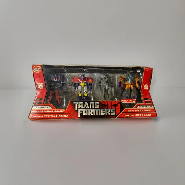 TRANSFORMERS MOVIE & Optimus Prime Megatron Target Exclusive New And ...