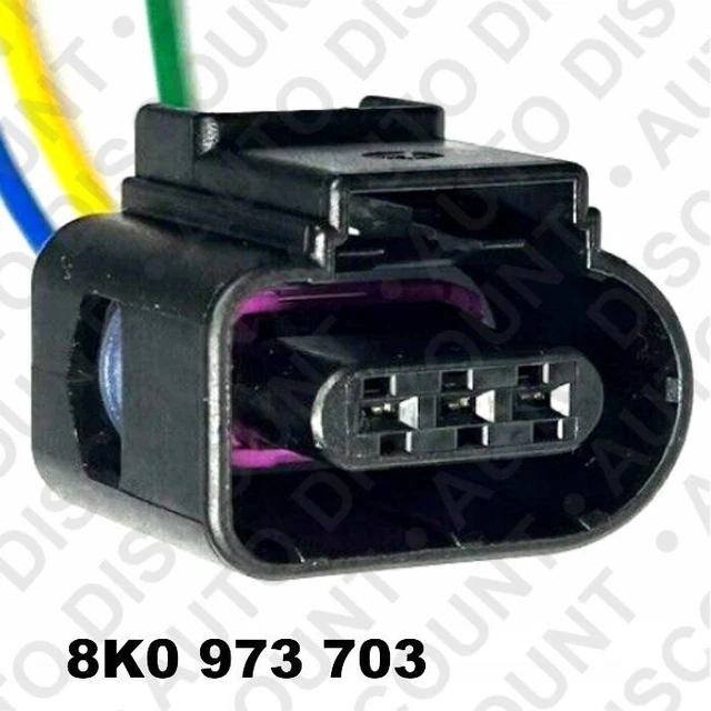 CONNECTEUR FICHE PRISE pour VW AUDI SEAT SKODA, 8K0973703 EUR 14,99 ...