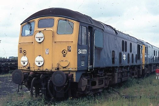 ORIGINAL COLOUR SLIDE of 24077 BR class 24 diesel loco £4.99 - PicClick UK