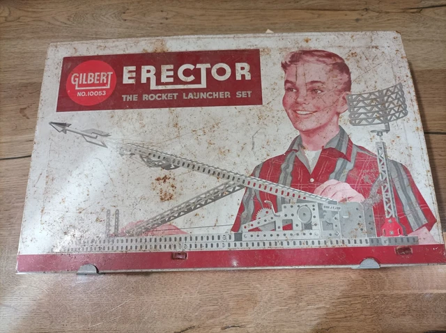 ANCIEN JOUETS ERECTOR The Rocket Launcher Set No'10053 Gilbert No ...