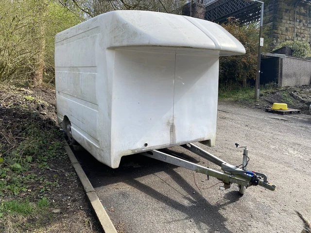 EX BT BOX Trailer With Galvanised Alcro Chassis £1,000.00 - PicClick UK