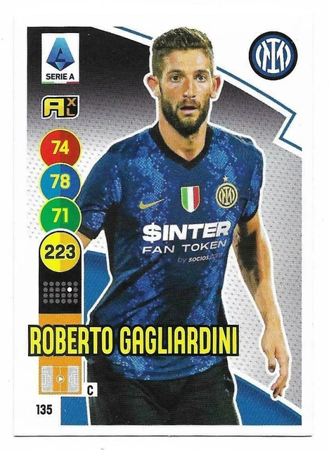 PANINI ADRENALYN XL Footballers 2021-2022 Card No. 135 Gagliardini ...