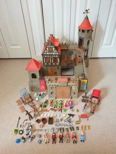 PLAYMOBIL LARGE KNIGHTS Castle 3666 with Figures, Accessories + lots of ...