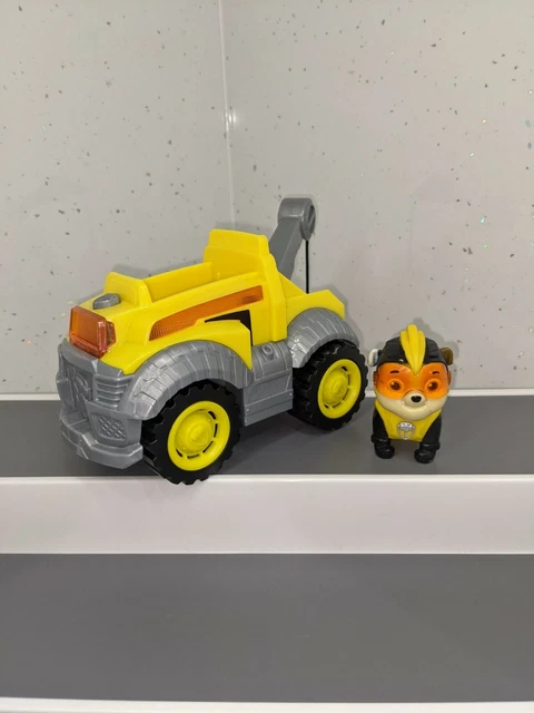 PAW PATROL MIGHTY Pups Super Paws Rubble’s Deluxe Vehicle & Rubble ...