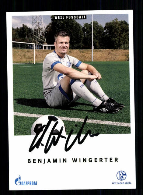 BENJAMIN WINGERTER FC Schalke 04 Traditionsmannschaft 2018-19 Original ...