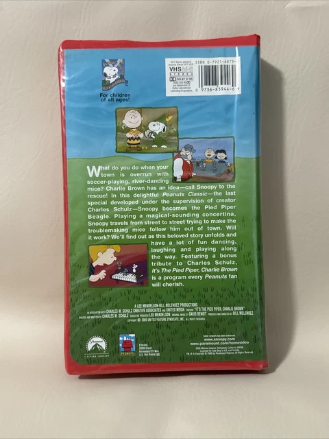PEANUTS CLASSIC « It’s The Pied Piper, Charlie Brown » (VHS/2000) EUR 5 ...
