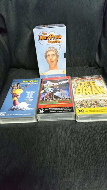 MONTY PYTHON COLLECTION Box Set ×3 VHS Video Tape life of brian holy ...