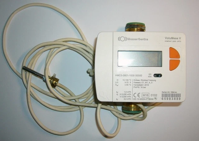 KAPSELZÄHLER MESSKAPSEL WÄRMEZÄHLER Wärmemengenzähler Heizung,VoluMess V KOMPAKT EUR 23,00 ...